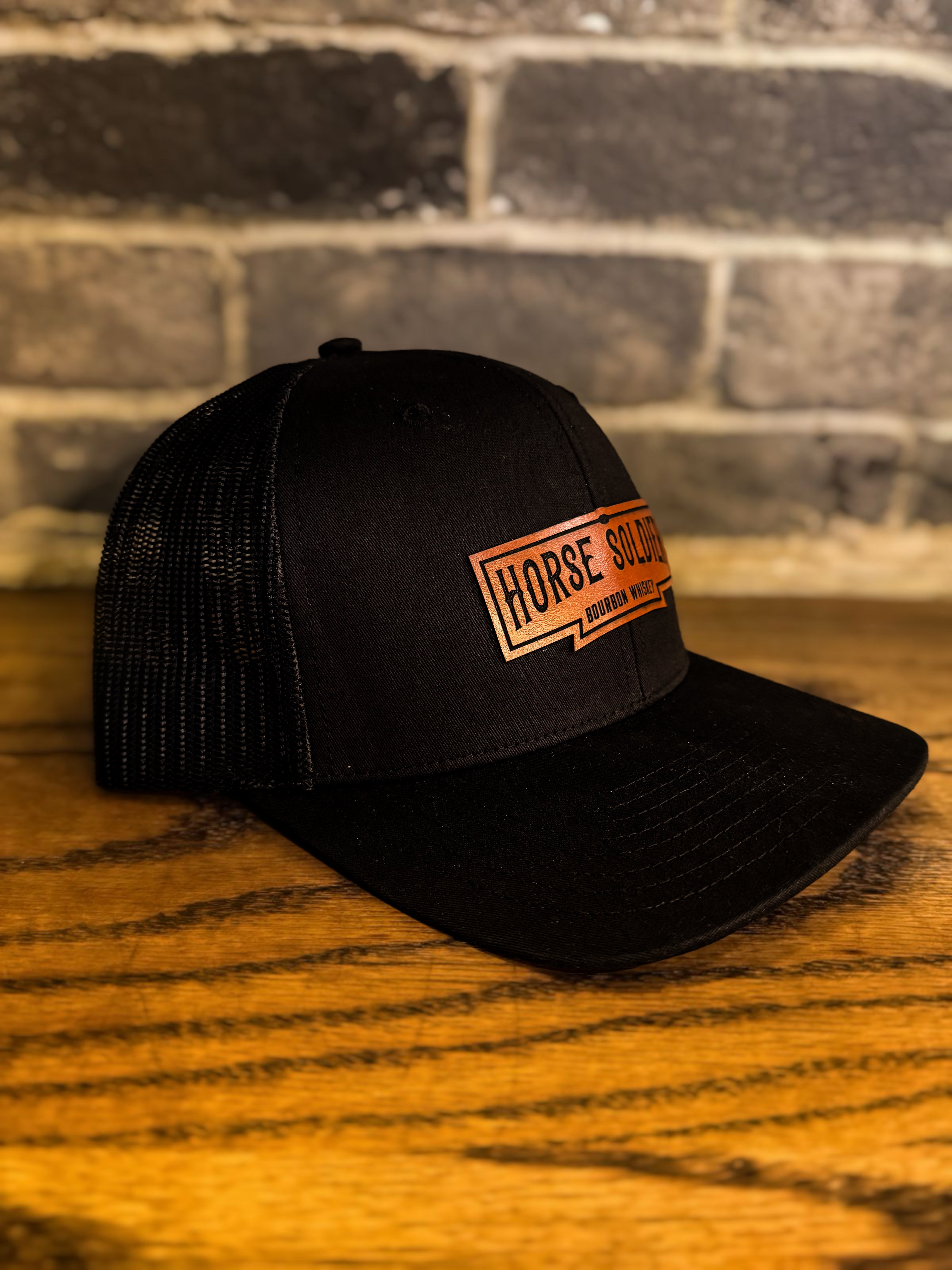 Branded Trucker Hat | Black | Horse Soldier Bourbon
